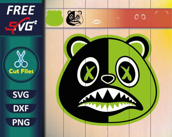 Baws Bear SVG Free Download | svg4k.com