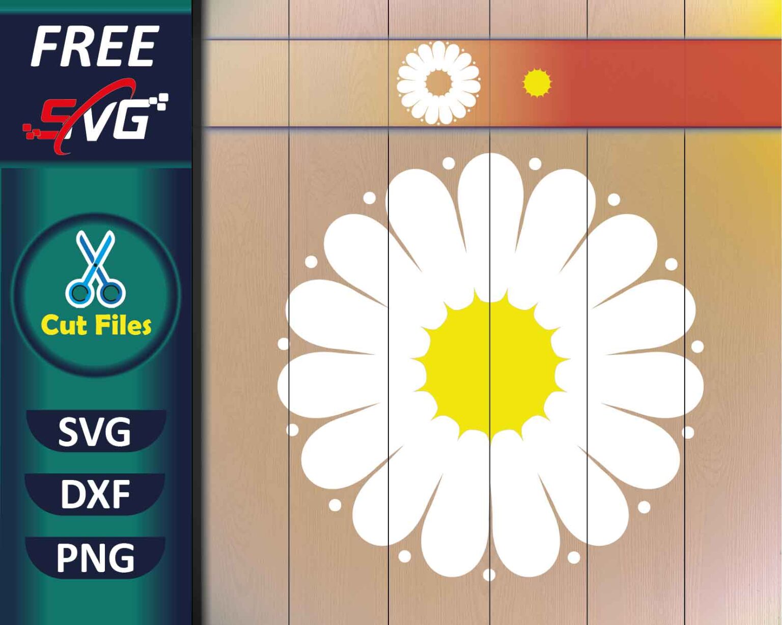Free daisy SVG file - Free SVG Files