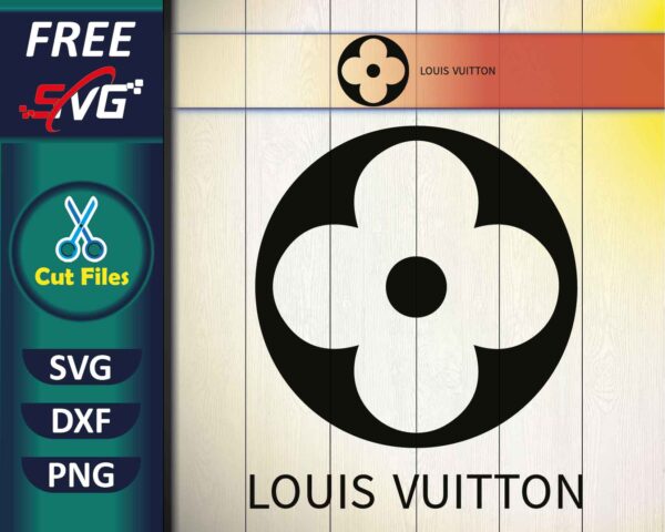 Louis Vuitton logo pattern SVG Free Cricut Design
