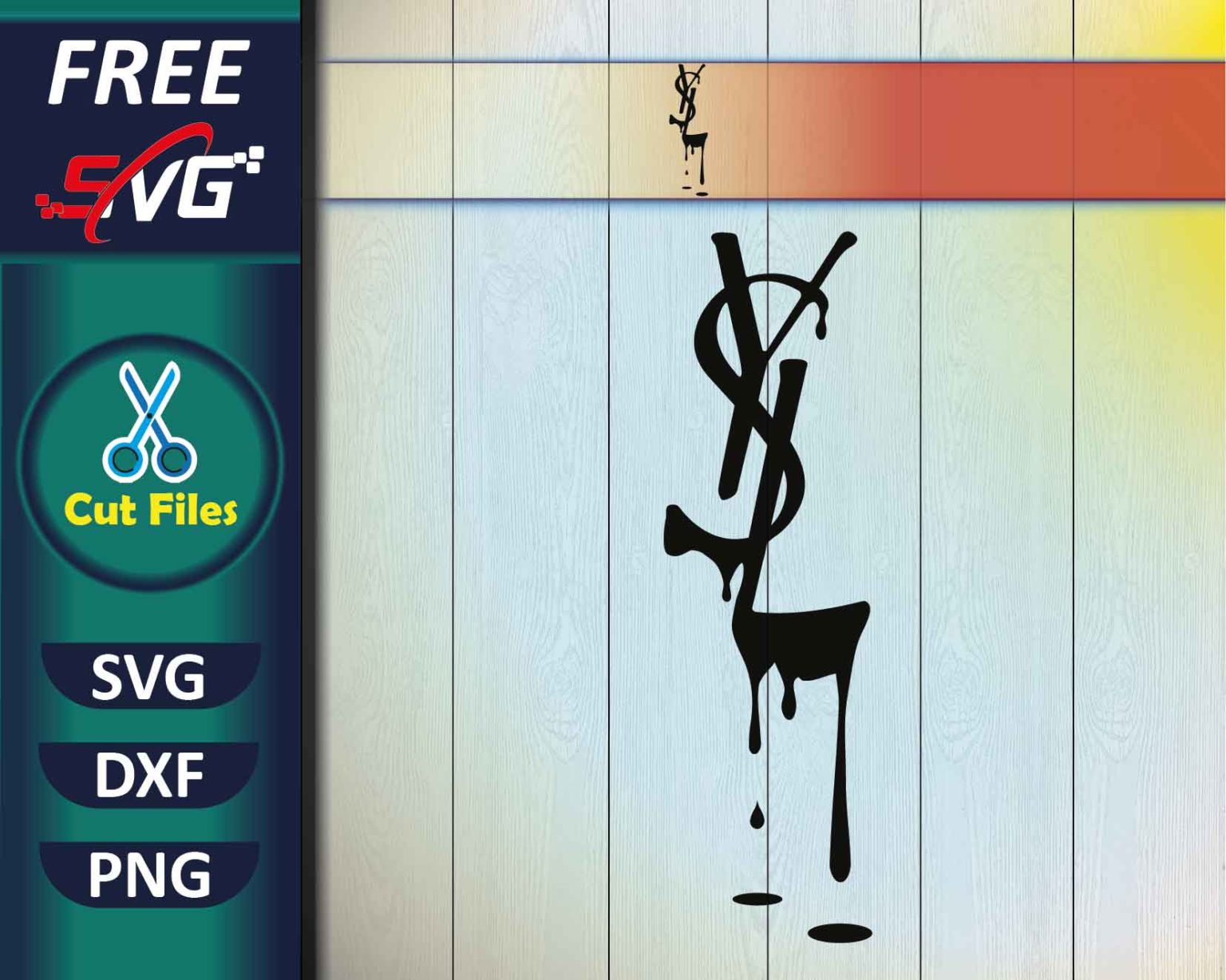 YVES Saint Laurent SVG Free | svg4k.com