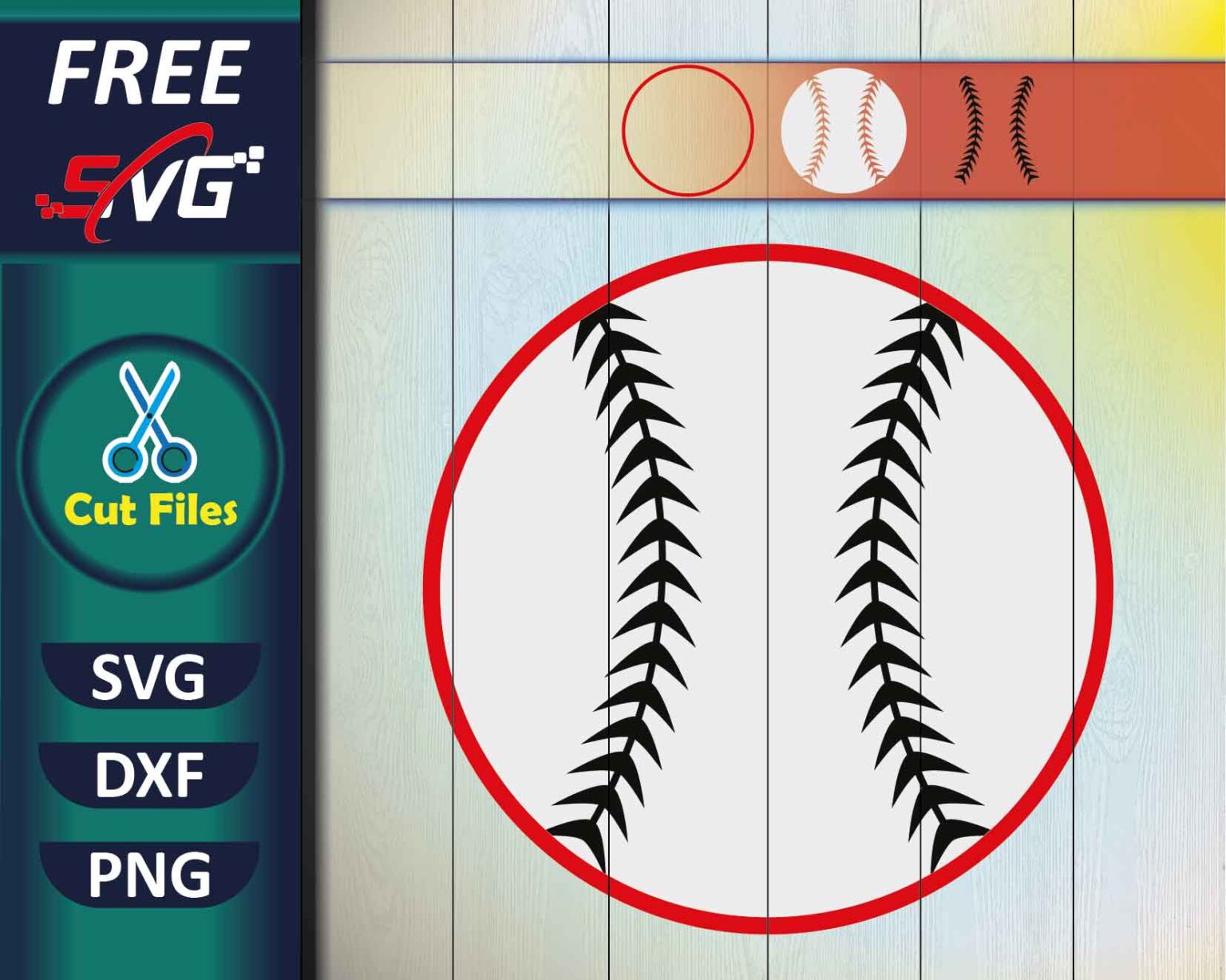 Baseball Monogram SVG Free | svg4k.com