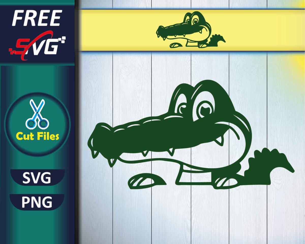 Alligator head, Crocodile One Color SVG Free - svg4k.com