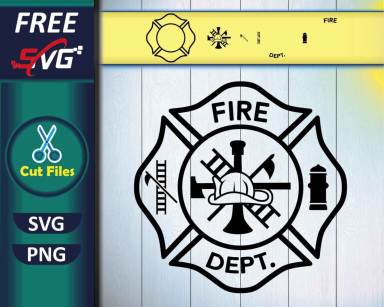Firefighter SVG Free Download - fireman logo SVG - Free SVG Files
