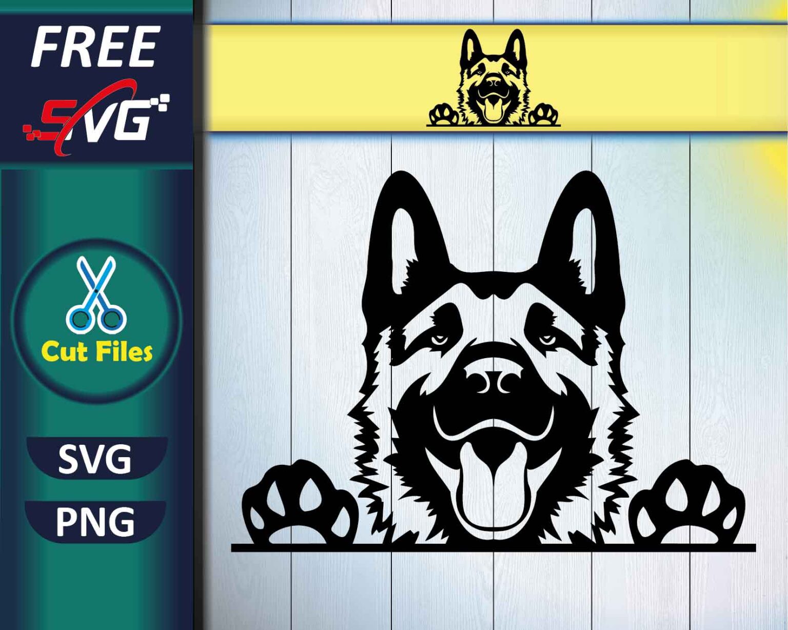 German Shepherd SVG Free, Cut files for Cricut