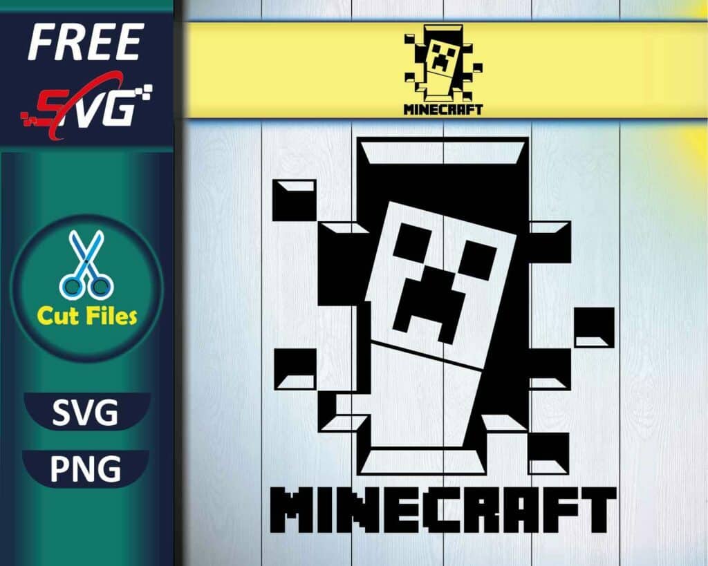 Minecraft SVG Free, Cricut Design