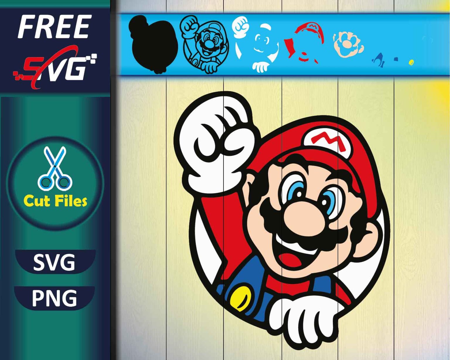 Super Mario SVG Free Download - Free SVG Files
