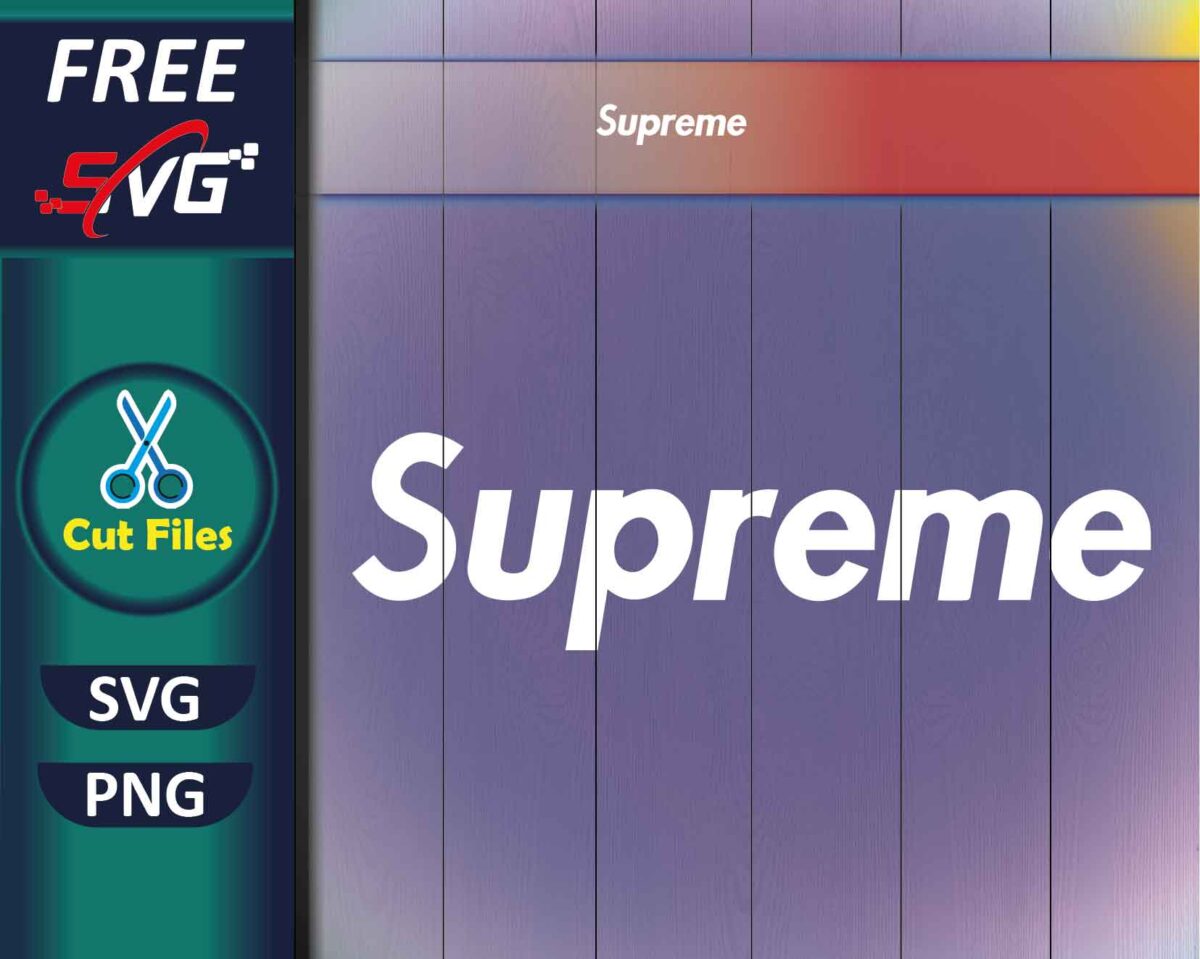 Supreme Logo for Cricut - Free SVG Files