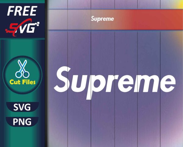 Supreme Logo for Cricut - Free SVG Files