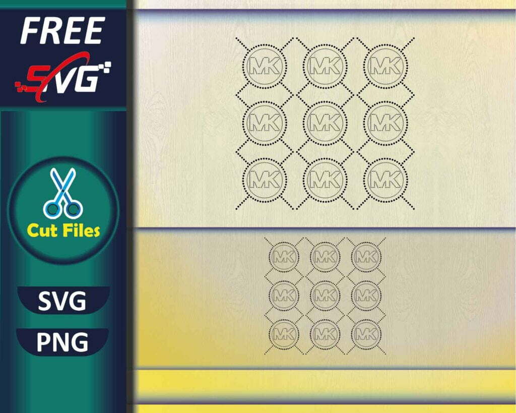 Michael Kors, MK Logo Pattern SVG Free