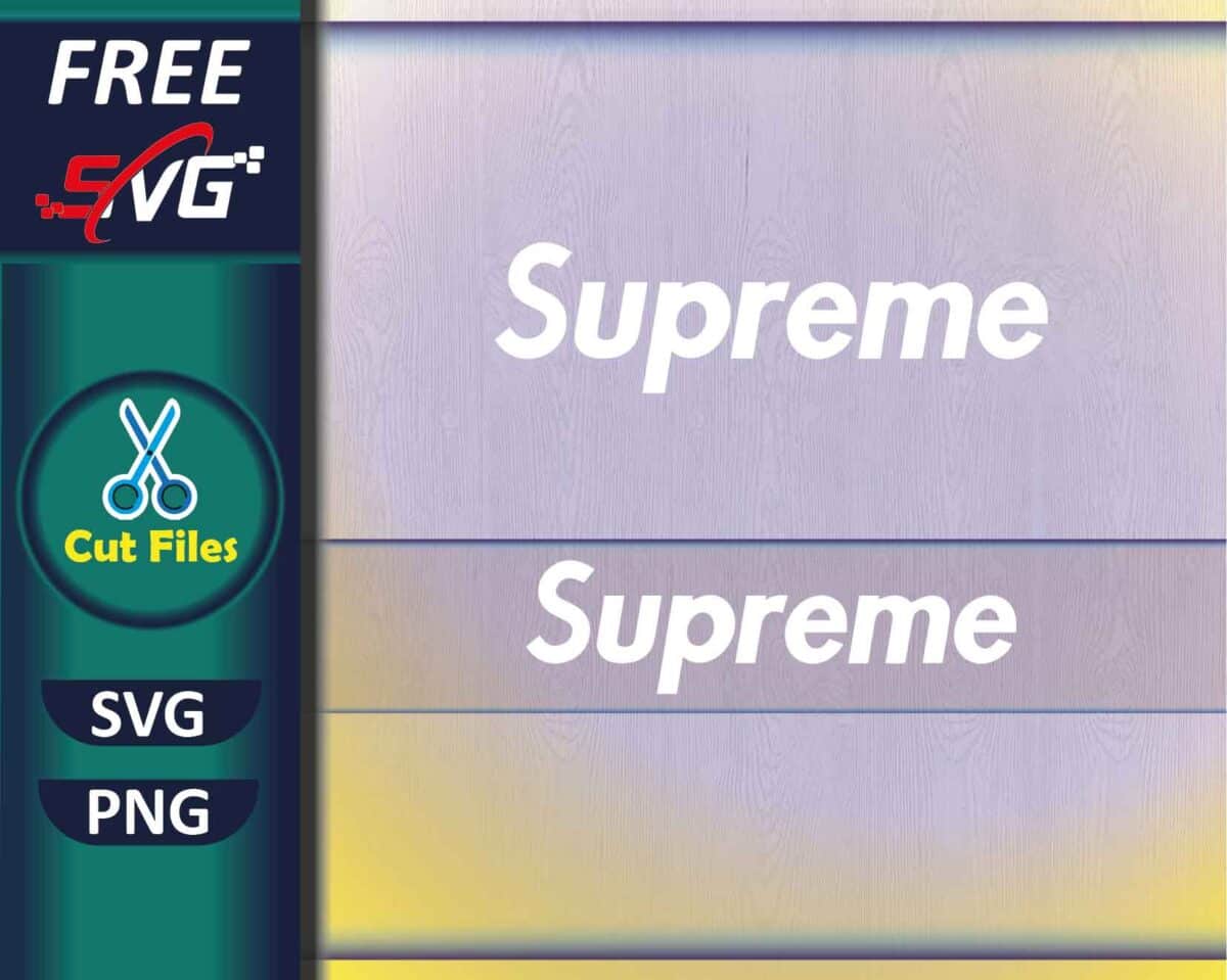 Supreme Logo for Cricut - Free SVG Files