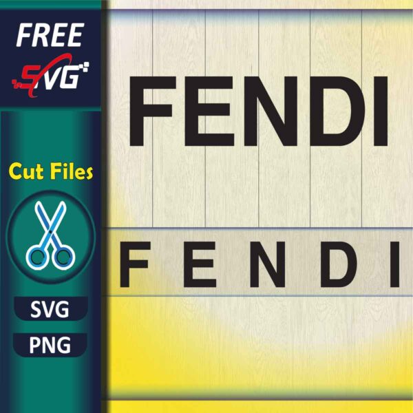 Fendi SVG Free Download, Cut files for Cricut