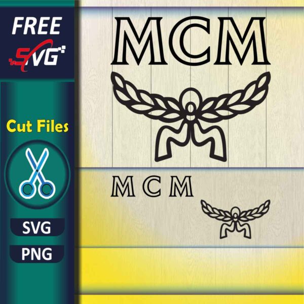 MCM Logo SVG Free, Cut files for Cricut