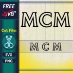 MCM SVG Free Download for Cricut
