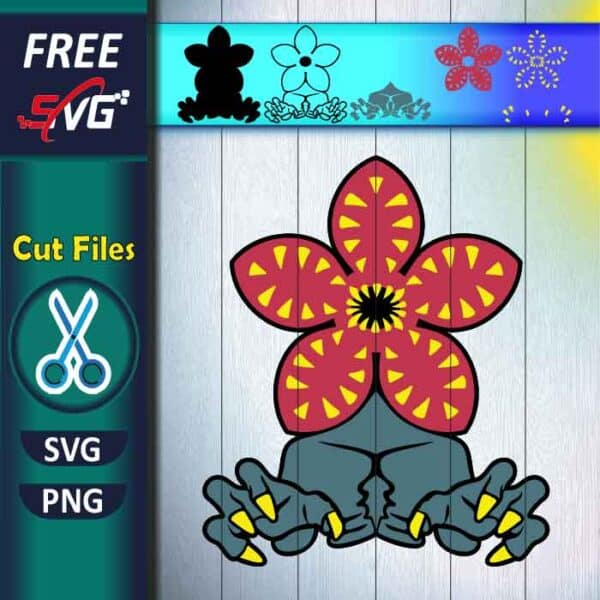 Demogorgon SVG Free, Stranger Things SVG for Cricut