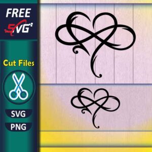 Infinity Heart SVG Free, Love Infinity SVG | Free SVG files