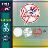 Yankees Baseball Logo SVG Free