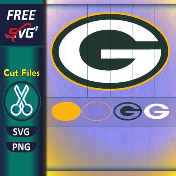 Green Bay Packers logo SVG Free for Cricut
