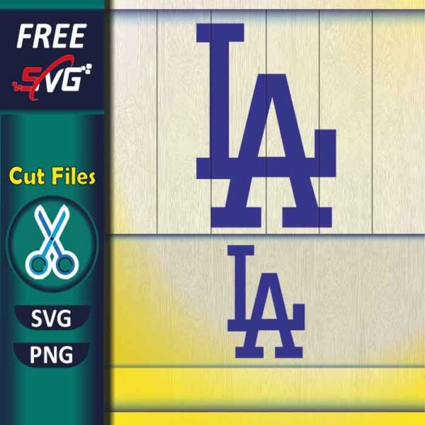 LA Dodgers SVG free for Cricut, Los Angeles Dodgers SVG