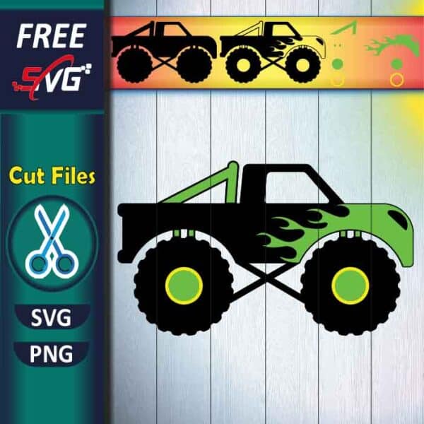 Monster truck SVG free, Monster truck birthday SVG free - Free SVG Files