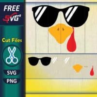 Turkey face SVG free, Turkey thanksgiving SVG free