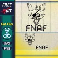 FNAF Foxy SVG free, five nights at Freddy's foxy SVG free