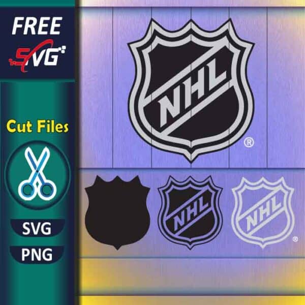 NHL logo SVG free, National Hockey League Logo SVG free