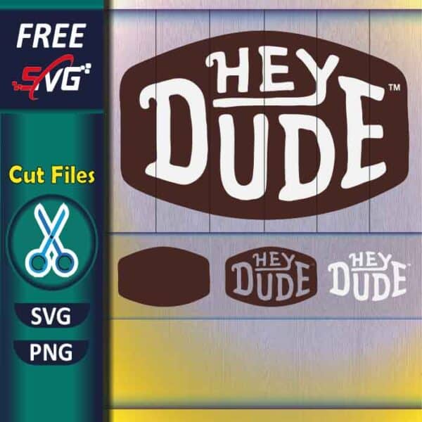 hey dude logo SVG free | Free SVG Files