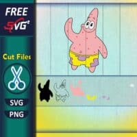 Patrick Star SVG free, SpongeBob characters SVG | Free SVG Files