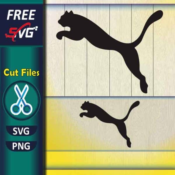 Puma symbol SVG free | Free SVG Files