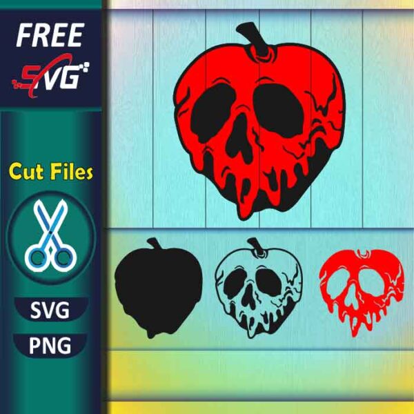 poison apple SVG free | snow white apple svg - evil queen SVG
