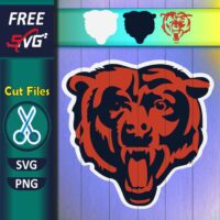 Chicago Bears logo SVG free | Free SVG Files