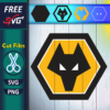 Wolverhampton Wanderers FC logo SVG free, wolves football team logo ...