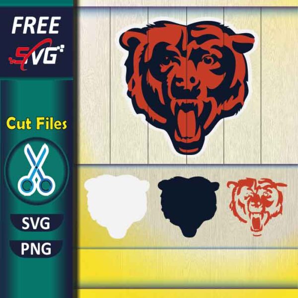 Chicago Bears logo SVG free | Free SVG Files
