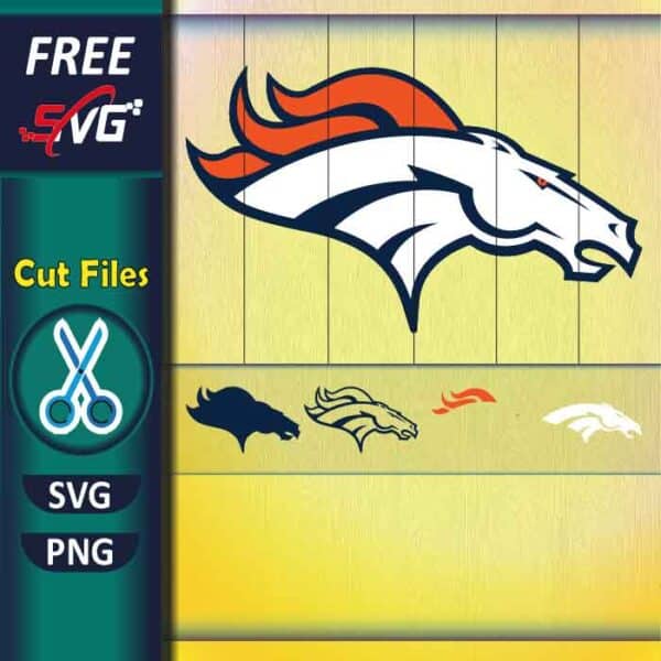 Denver Broncos Logo SVG Free, NFL Broncos logo