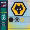 Wolverhampton Wanderers FC logo SVG free, wolves football team logo ...