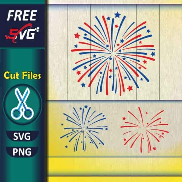 Fireworks SVG free - 4th of July SVG