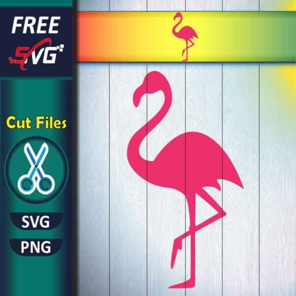 flamingo silhouette SVG free | flamingo svg for Cricut