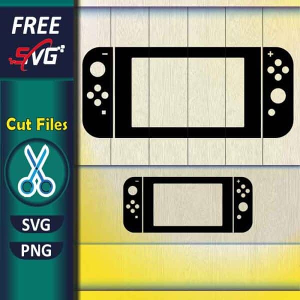 Free Download Nintendo Switch SVG vector - Gaming controller SVG