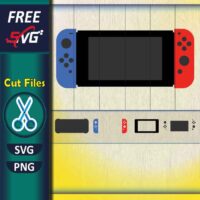 Video Game Controller Layered SVG free, Nintendo Switch SVG